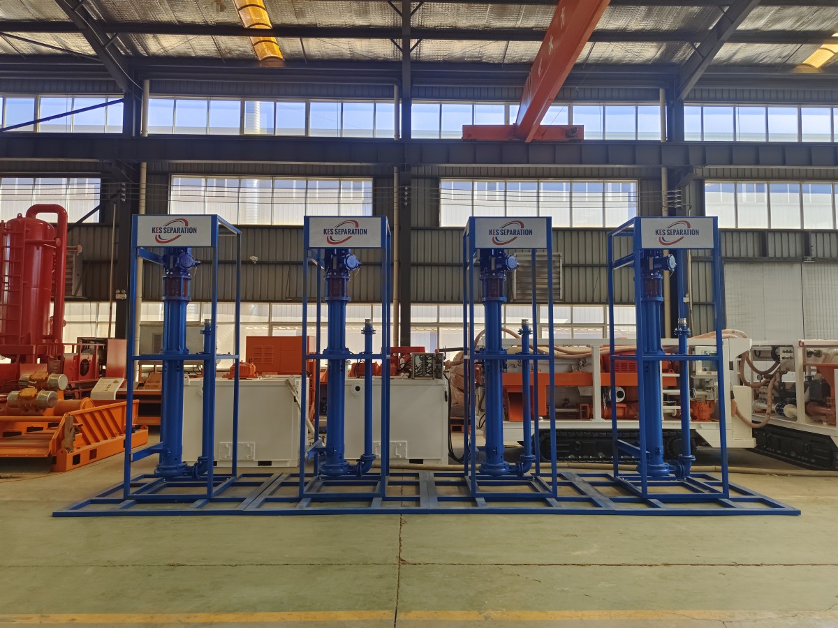 Submersible Slurry Pump for WBM Pit Application - KES Separation