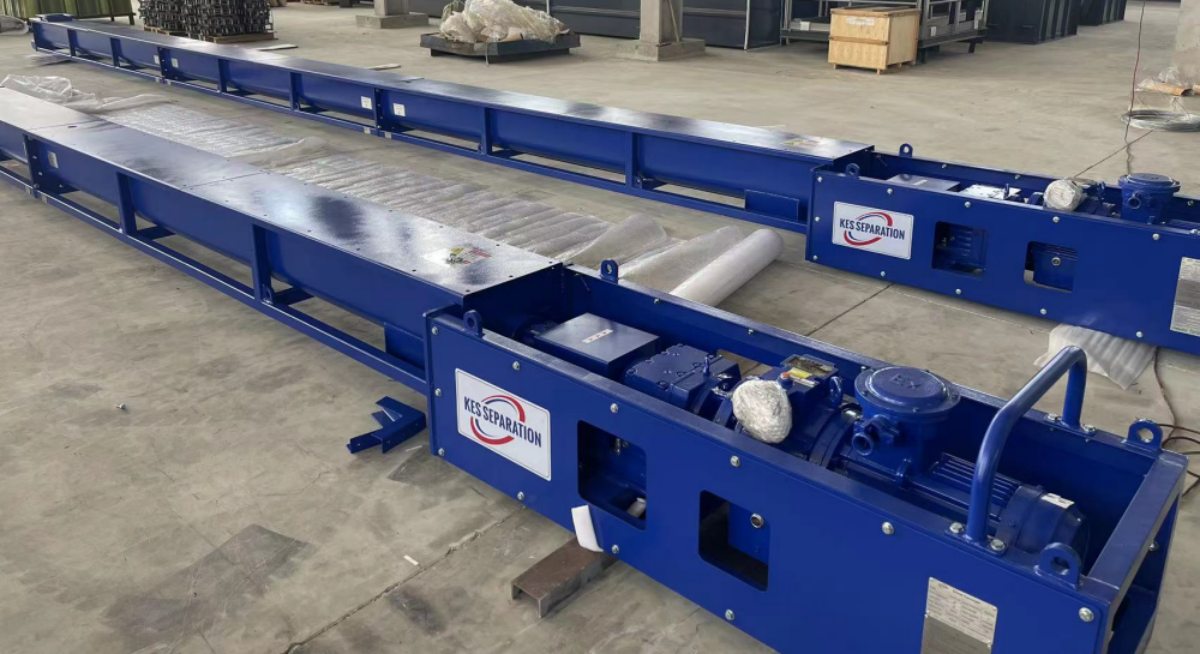 Oil Drilling Mud Transfer Screw Conveyor - KES Separation