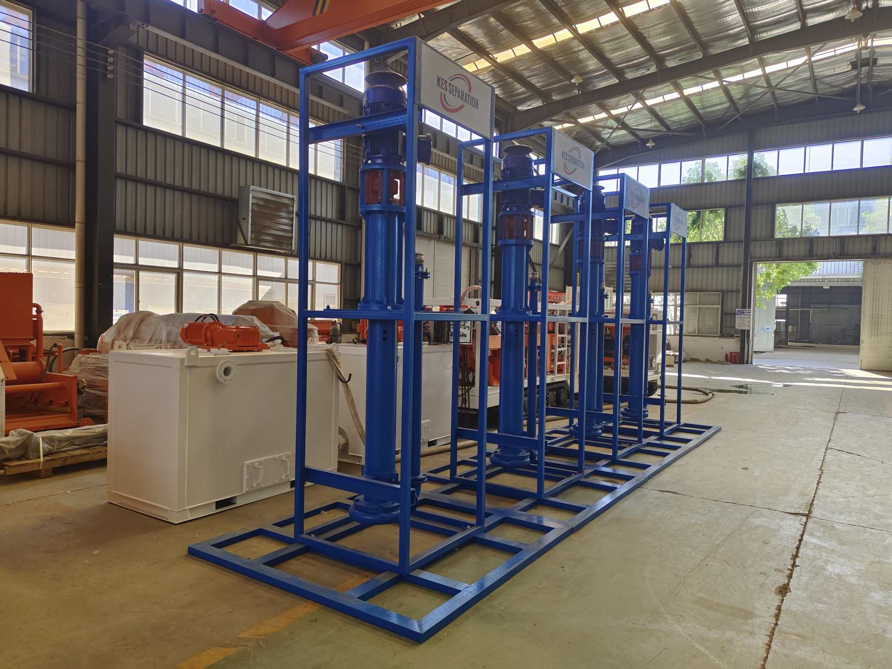 Submersible Slurry Pump for WBM Pit Application - KES Separation