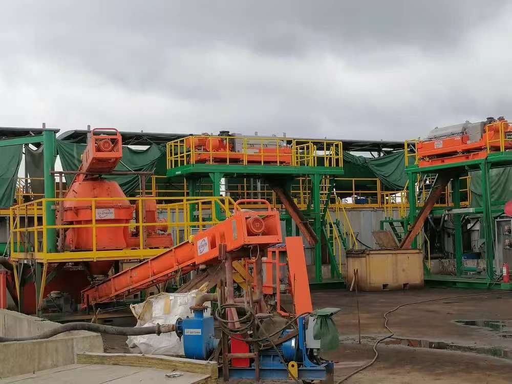Solids Control Equipment Working in Nigeria RigSite - KES Separation